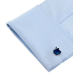 Personalized Wedding Apple Cufflinks,business Affairs Men's Handcrafted ...