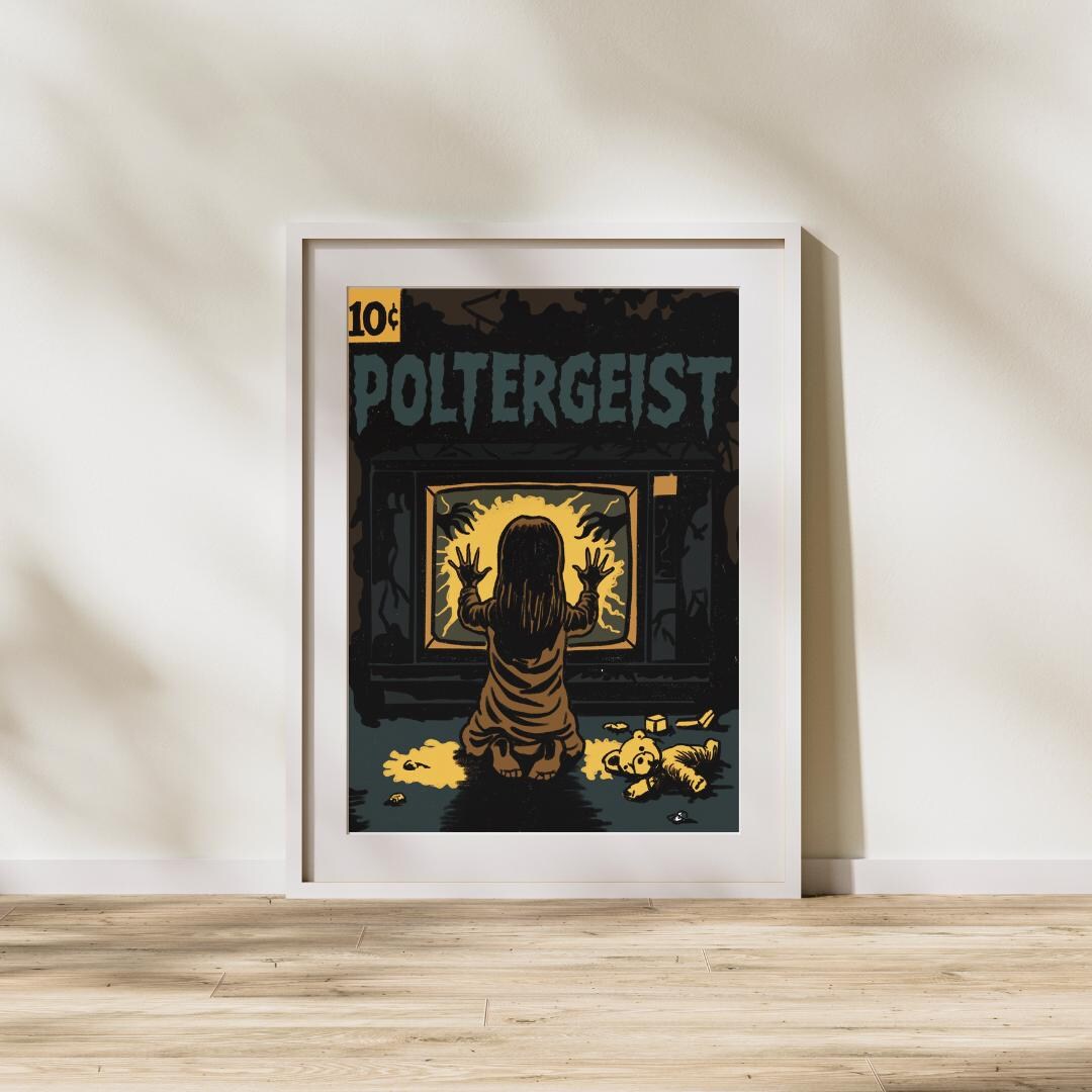 Poltergeist Inspired Digital Art Print | 80s Horror Movie Poster ...