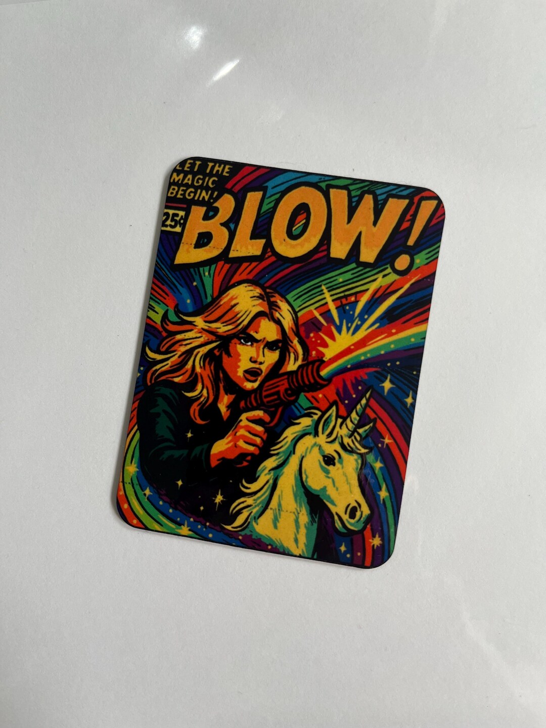 Blow Magnet | Kesha-inspired Pop Art Magnet | 2.16x2.95” Comic Style ...
