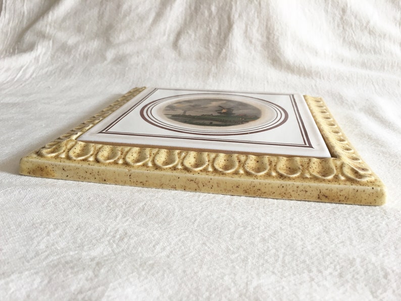 Dutch Porcelain Trivet Windmill Ceramic Trivet Vintage | Etsy