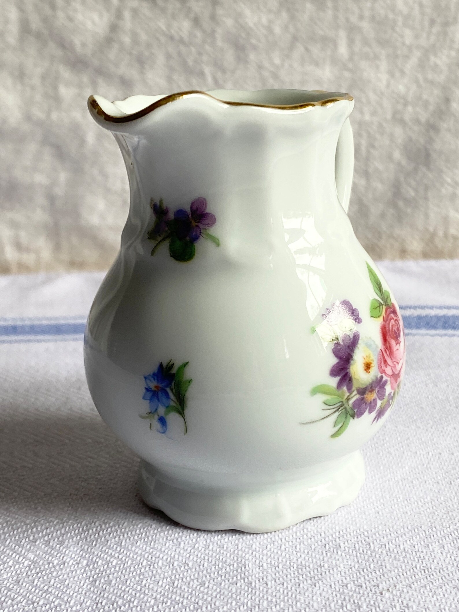 Small Pitcher Bavaria Germany Bareuther Porcelain - Etsy