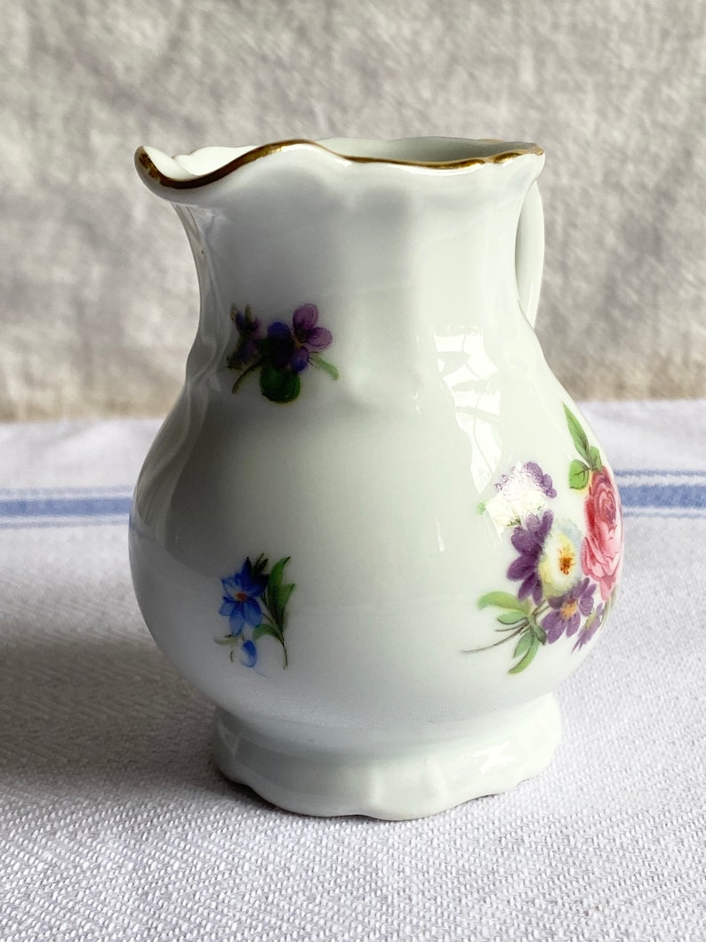 Small Pitcher Bavaria Germany Bareuther Porcelain - Etsy