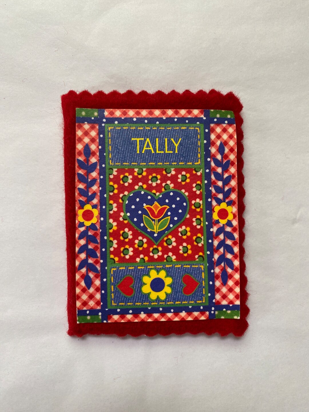 Vintage Bridge Tally Book, Tally Score Pad, Game Score, Felt, 1970s ...