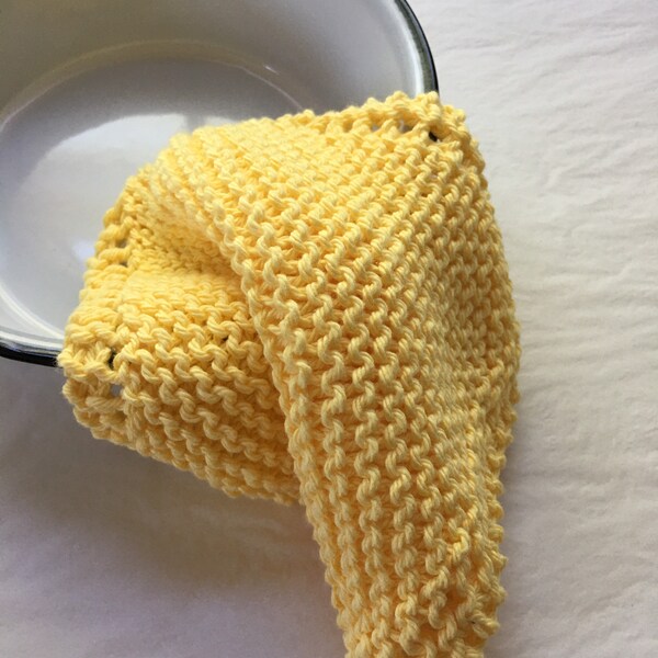 Knitted Dish Rag - Etsy