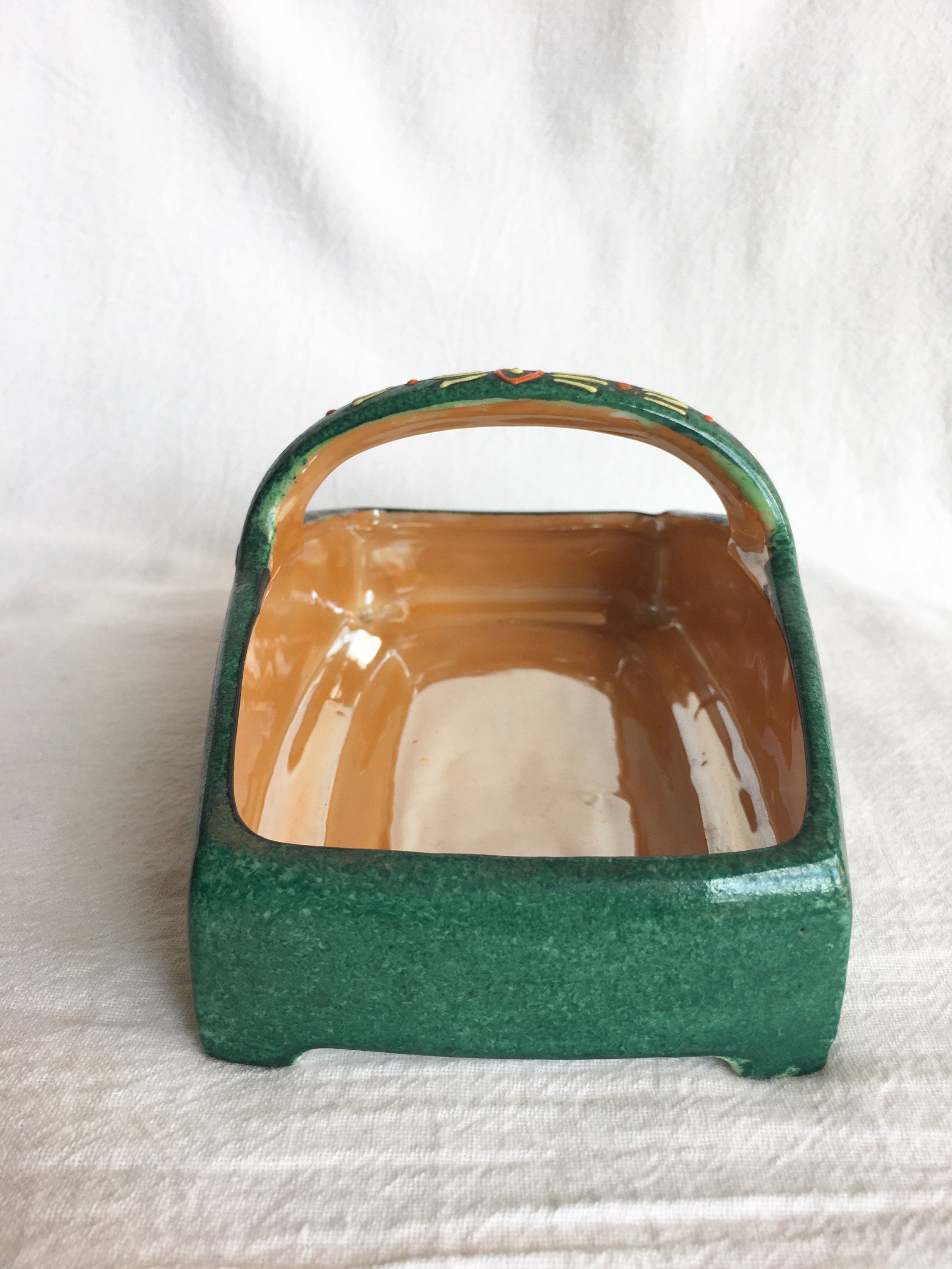 Noritake Lusterware Basket Vintage Porcelain Planter Hand - Etsy