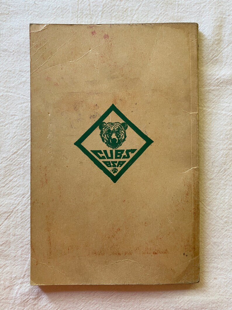 The Boys Cubbook Part II Bear Rank 1943 Boy Scouts of - Etsy