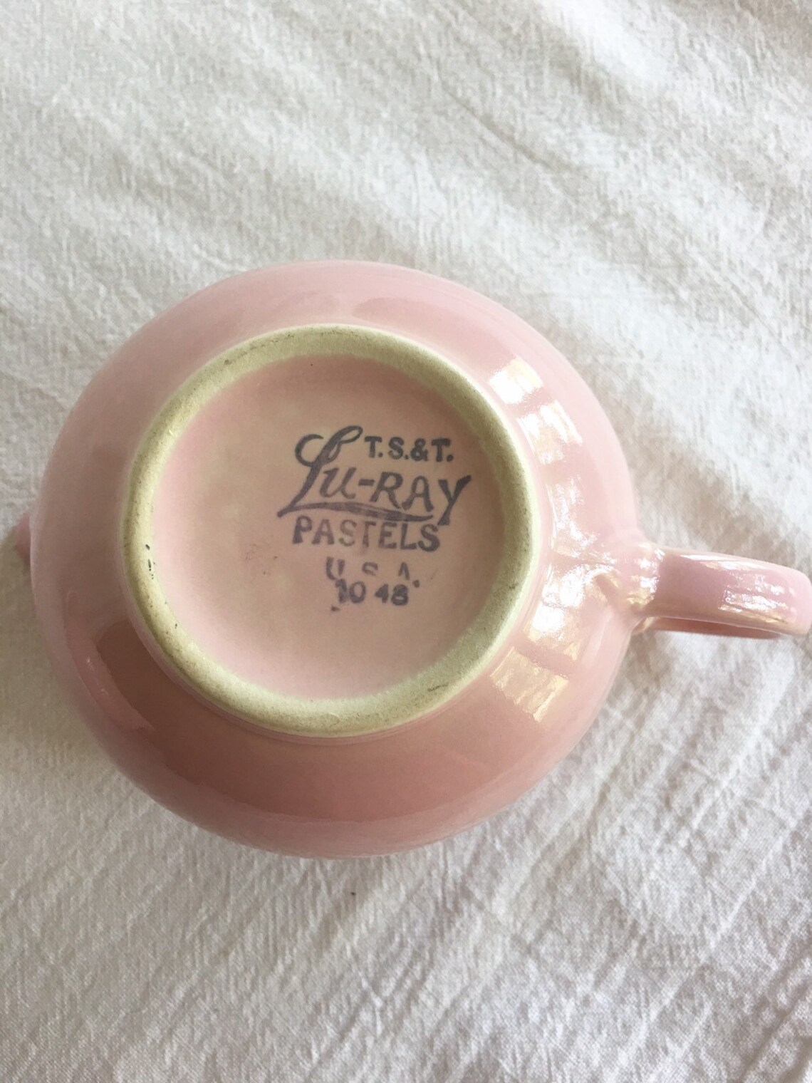 Lu Ray Pink Pastel Creamer 1950s Vintage Mid Century | Etsy
