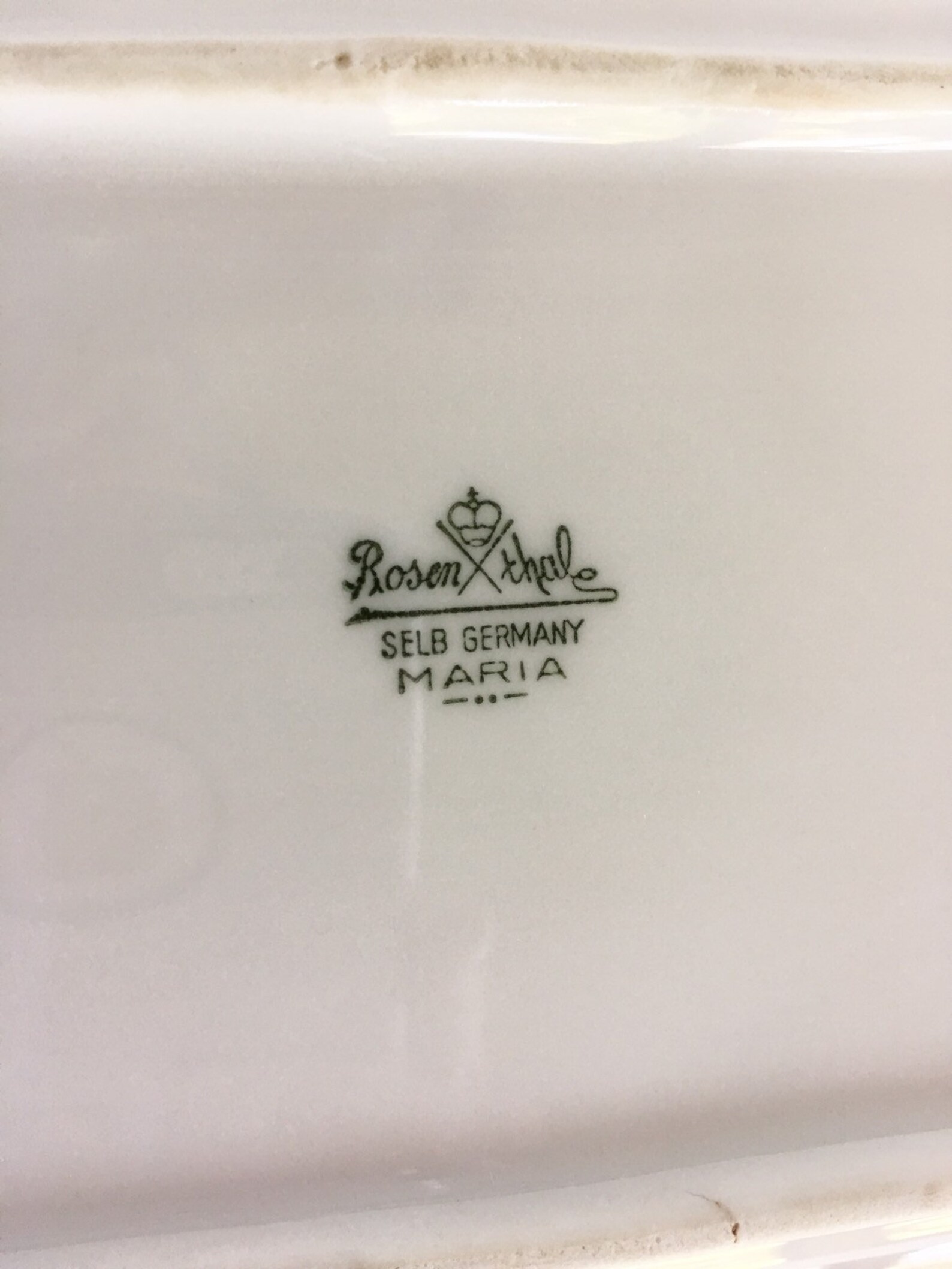 Rosenthal Ashtray White SELB Germany Maria Pattern | Etsy