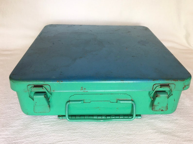 Industrial First Aid Box Metal First Aid Box Vintage 1980s | Etsy
