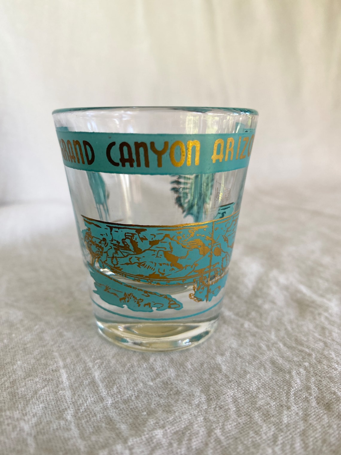 Vintage 1950s Grand Canyon Arizona Souvenir Shot Glass - Etsy