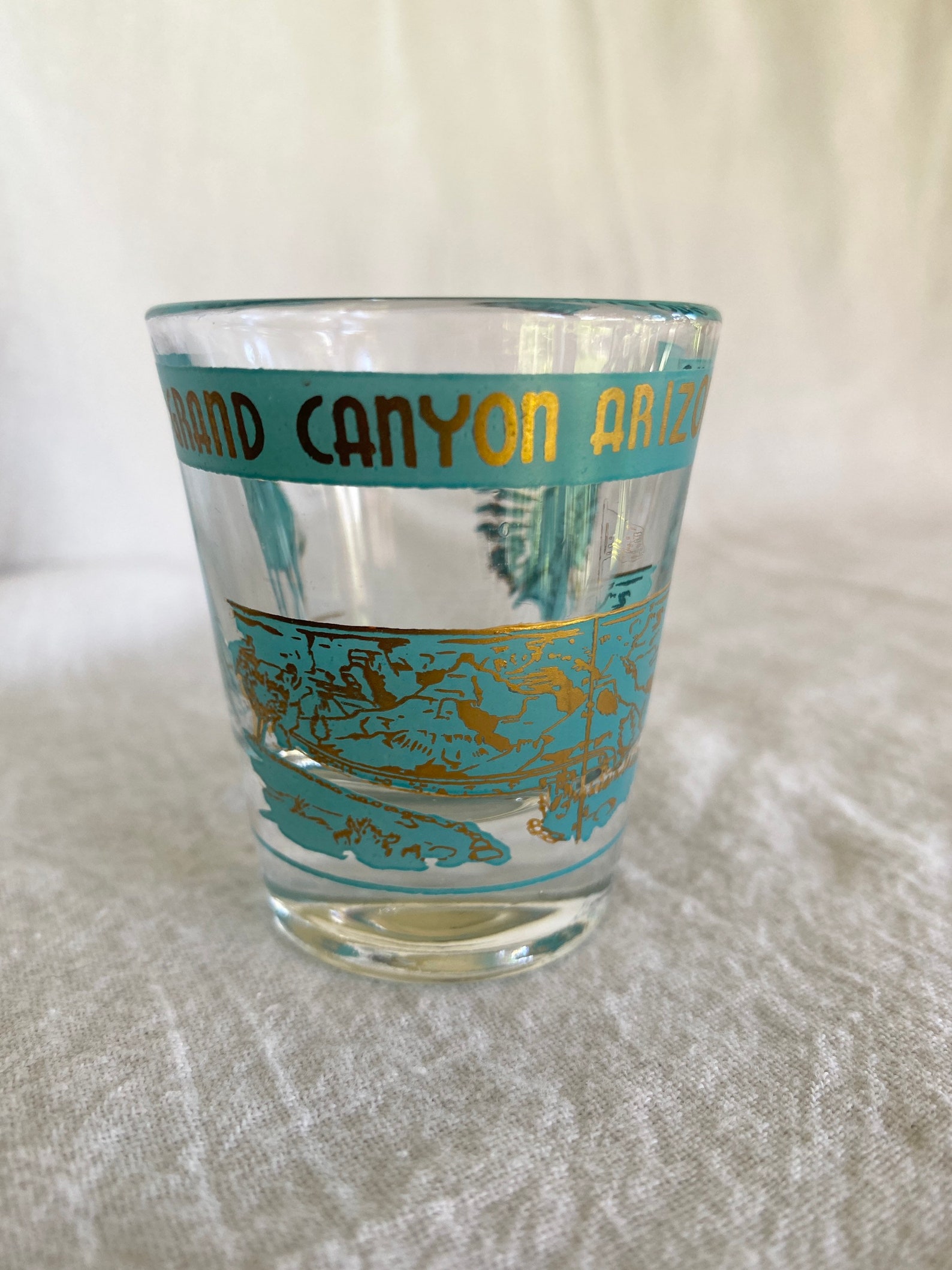 Vintage 1950s Grand Canyon Arizona Souvenir Shot Glass - Etsy