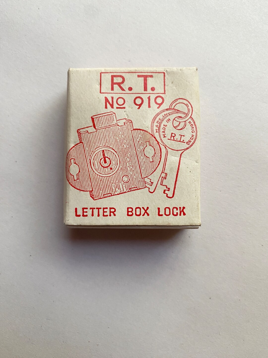 R. T. No. 919 Letter Box Lock With Two Keys, NOS, Vintage, Mid Century ...
