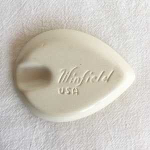 Winfield Ashtray, Vintage Pottery Dish, Butter Pat, Teabag Holder ...