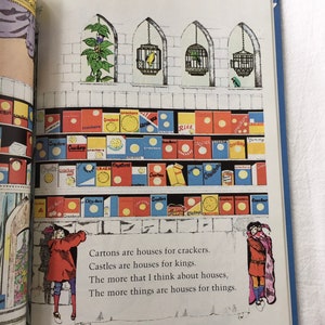 A House is a House for Me, Mary Ann Hoberman, Vintage Book, Children’s ...