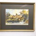 Signed Watercolor, Anne Hathaway's Cottage, John Corvin, 1978, English ...