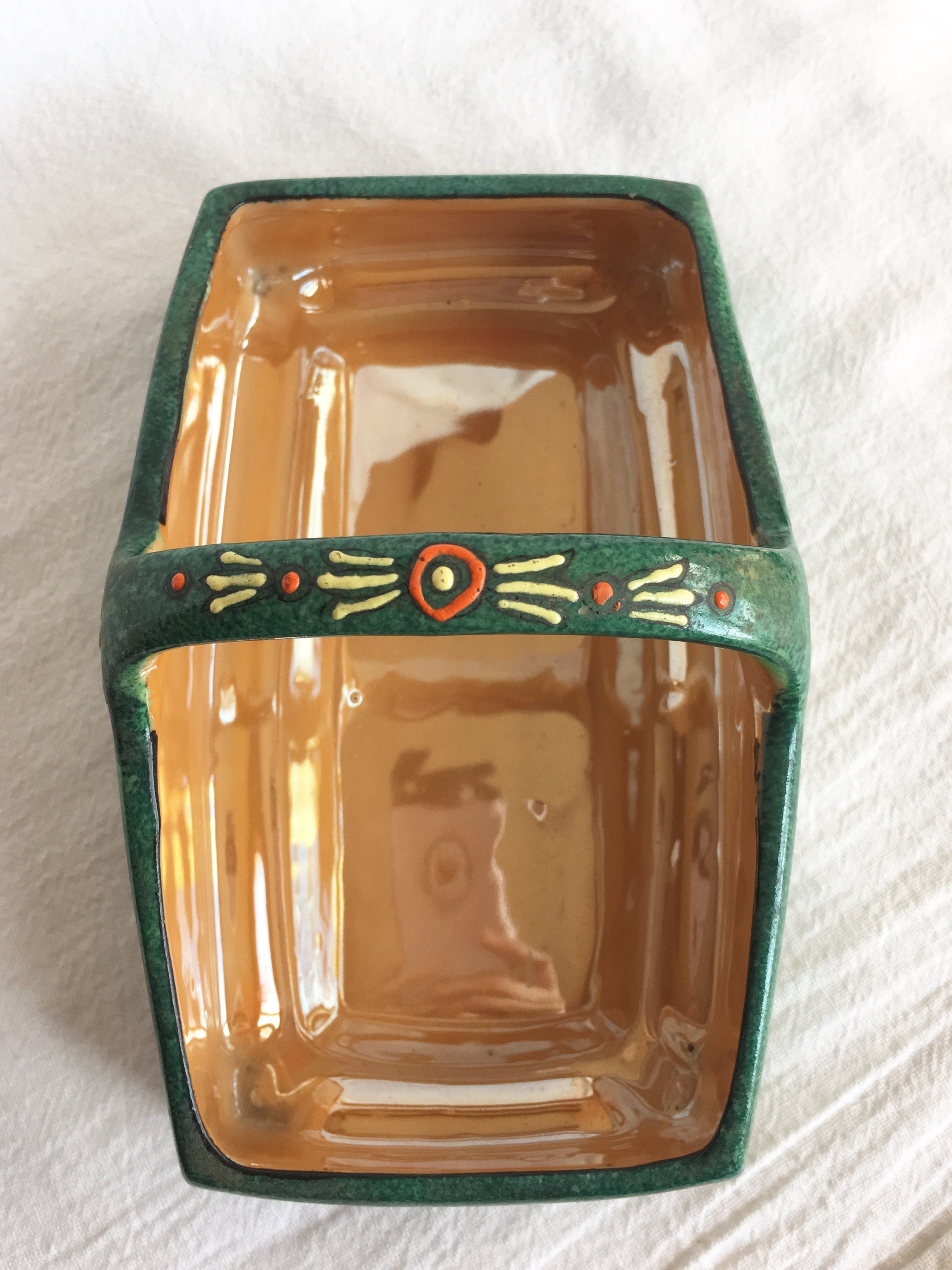 Noritake Lusterware Basket Vintage Porcelain Planter Hand - Etsy