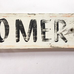 Weathered Customer Painted Outdoor Sign, Rustic Wood Sign, Vintage ...