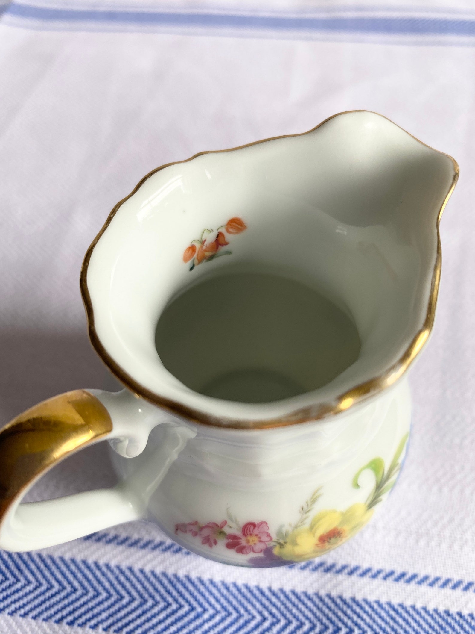 Small Pitcher Bavaria Germany Bareuther Porcelain - Etsy