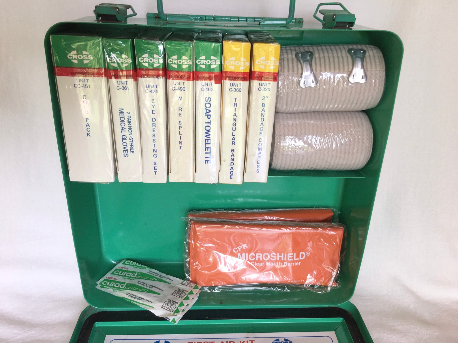 Industrial First Aid Box Metal First Aid Box Vintage 1980s | Etsy