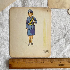 1950’s Picture Cards, Vocabulary Cards, Vintage, Set of 5, Random ...