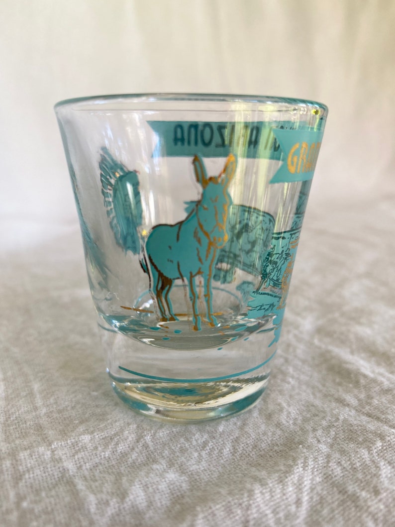 Vintage 1950s Grand Canyon Arizona Souvenir Shot Glass - Etsy