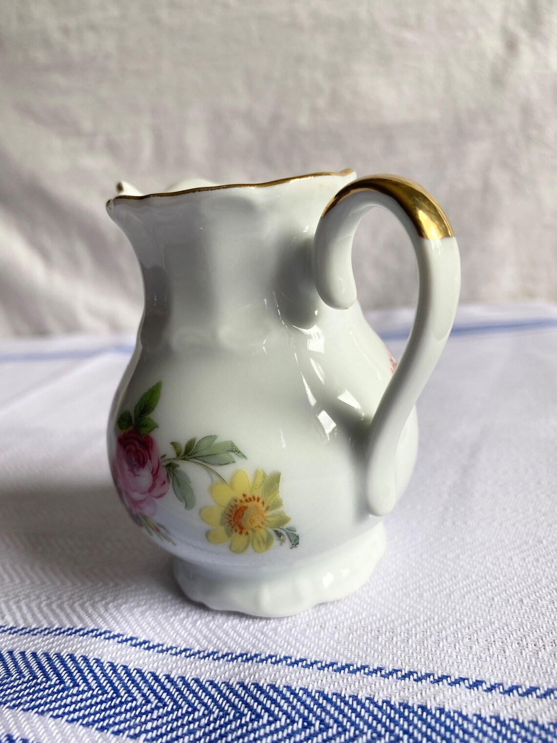 Small Pitcher Bavaria Germany Bareuther Porcelain - Etsy