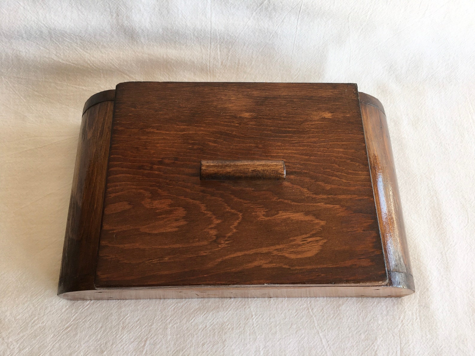 Vintage Wooden Dresser Box Valet Box Letter Box Handmade - Etsy