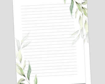 Printable Writing Paper, PRINTABLE Stationery, Printable Stationary ...