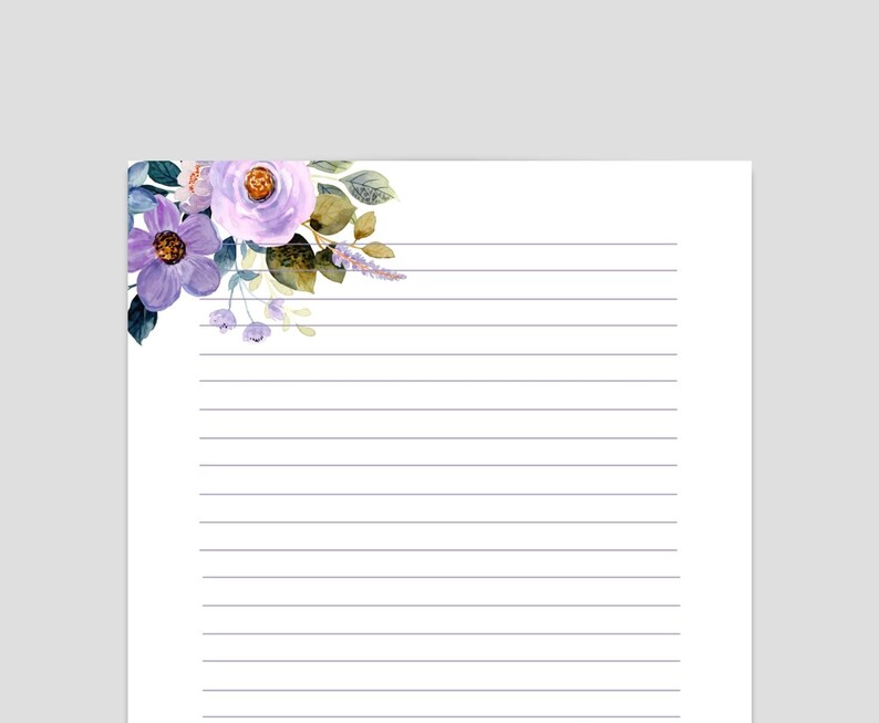 Printable Writing Paper, PRINTABLE Stationary, PRINTABLE Stationery ...