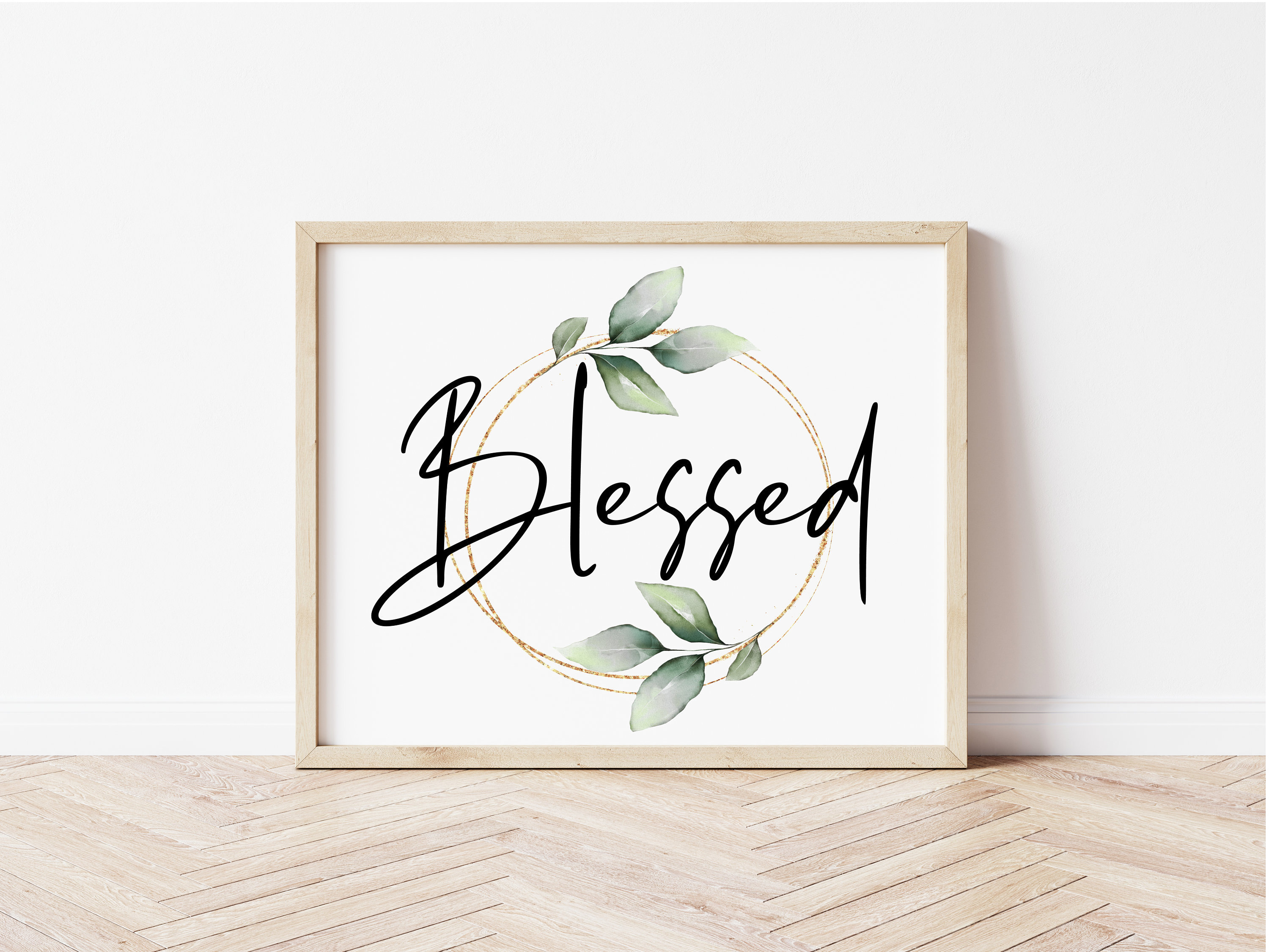 Blessed Wall Art PRINTABLE Farmhouse Decor Home Decor - Etsy