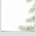 PRINTABLE Notes, Christmas Letter Writing Paper, 8.5x11, Unlined ...