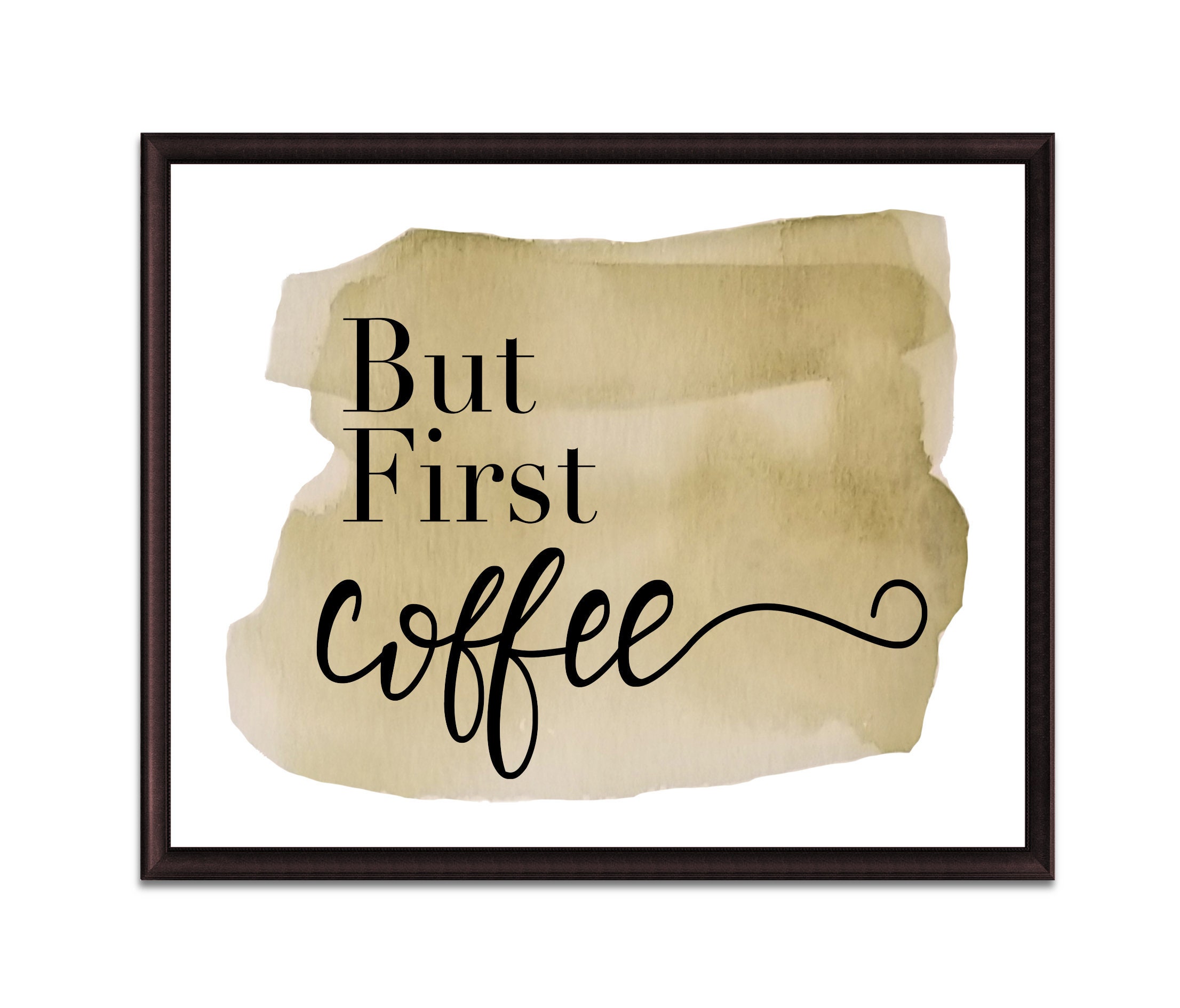 But First Coffee PRINTABLE Coffee Print Coffee Poster - Etsy