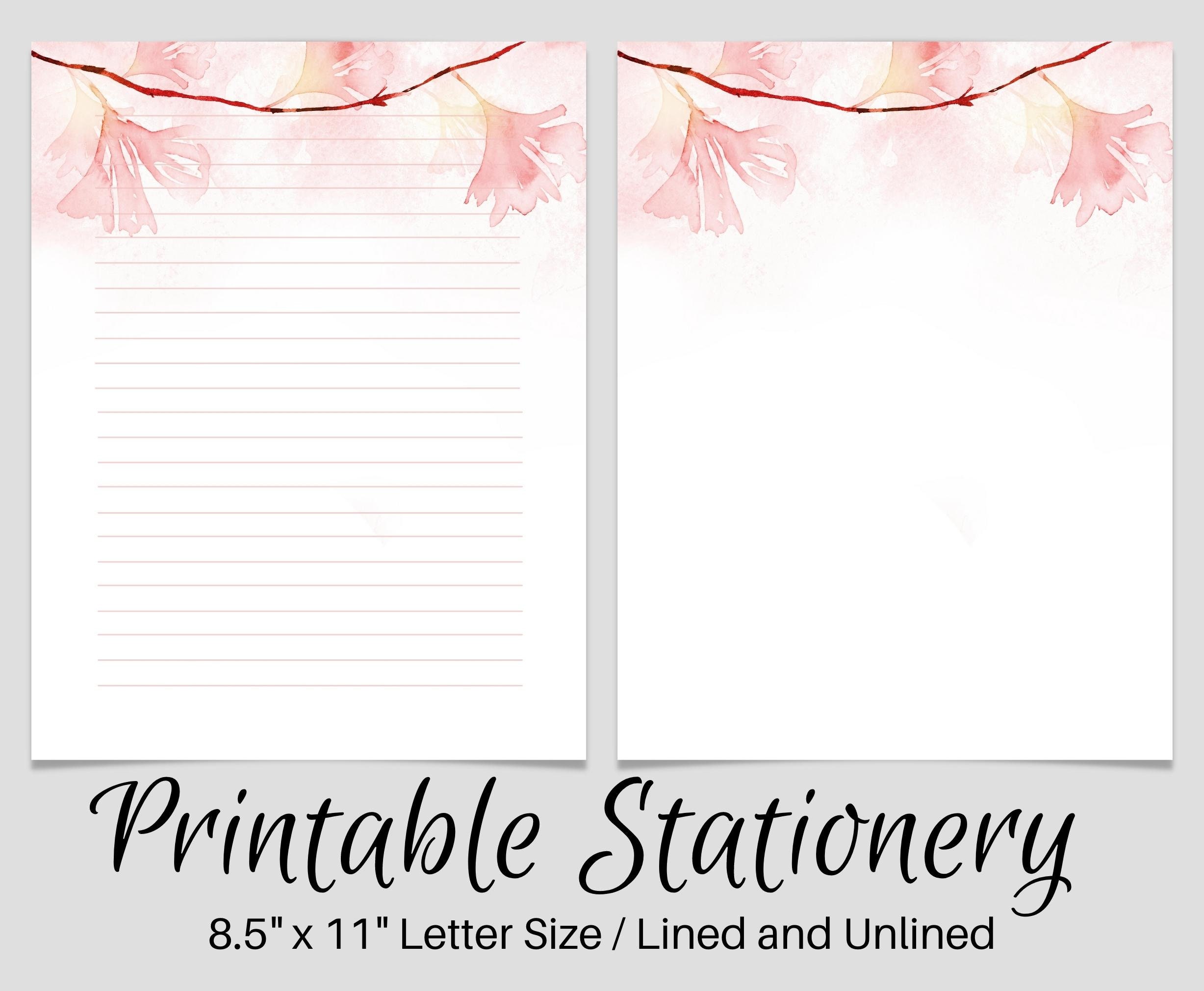 Printable Love Letter Paper