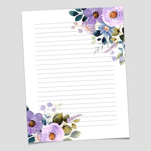 PRINTABLE Stationary, PRINTABLE Stationery, Printable Writing Paper ...
