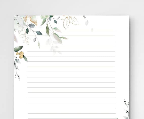 Pretty Stationery Template