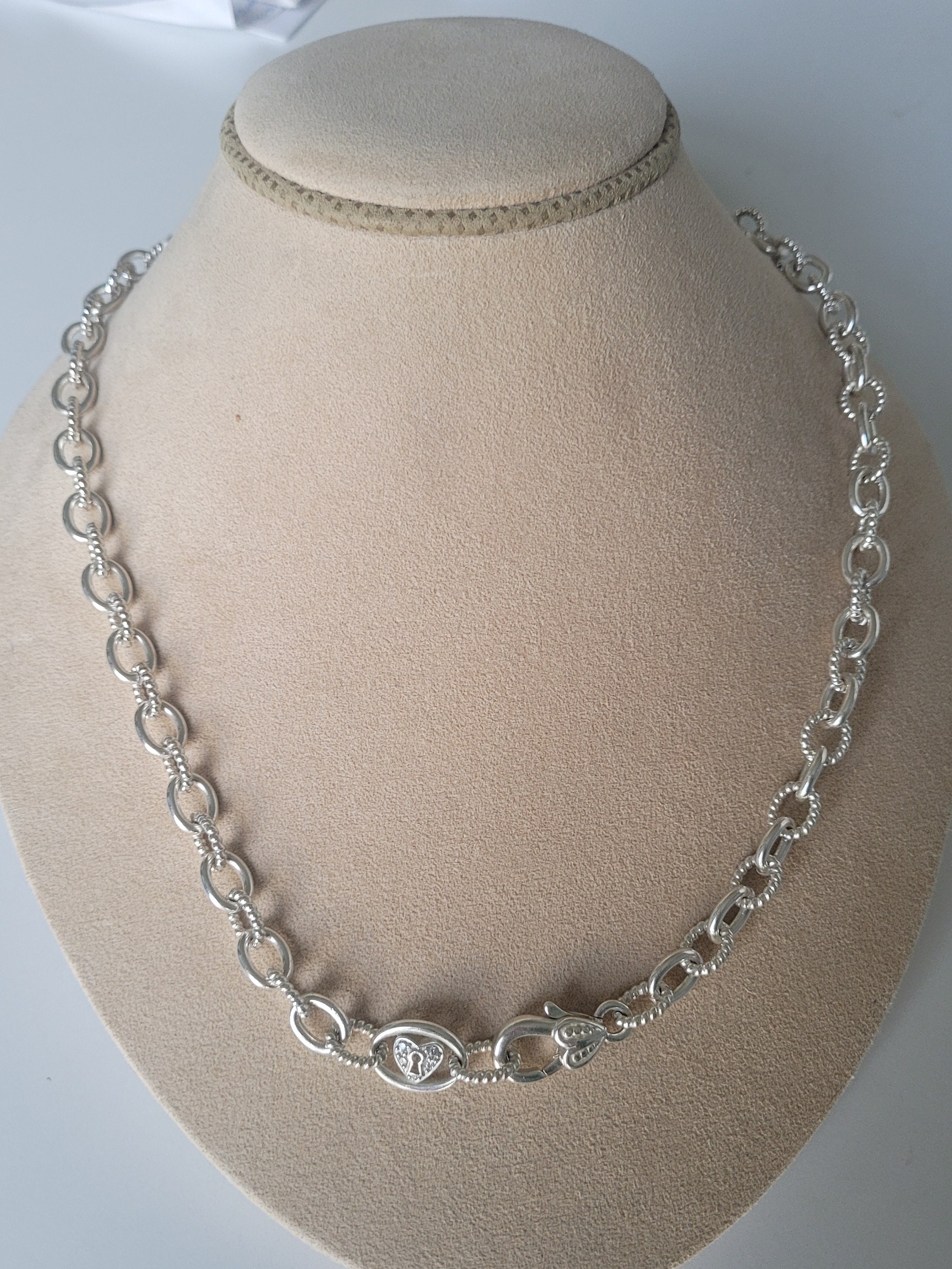 Judith Ripka CZ Sterling Silver Necklace - Etsy