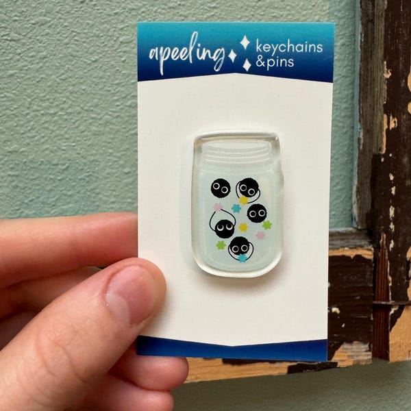 Soot Sprite Pin - Etsy