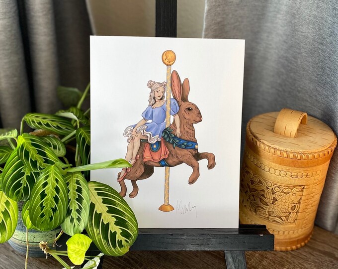 Dentzel Carousel Rabbit V - Etsy