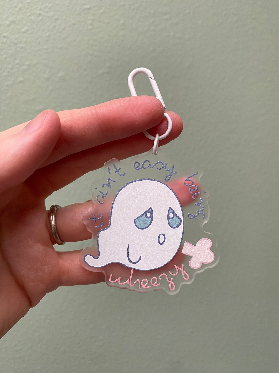 Asthma Keychain, Ain’t Easy Being Wheezy, COPD - Etsy