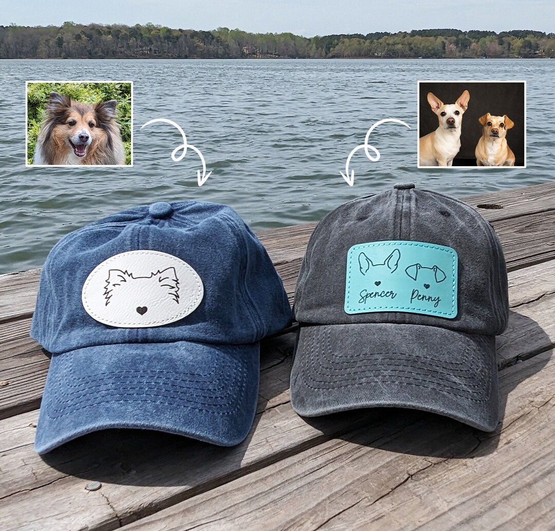 Custom Dog Ear Hat: Personalized Pet Loss Memorial, Dog Mom Gift - Etsy