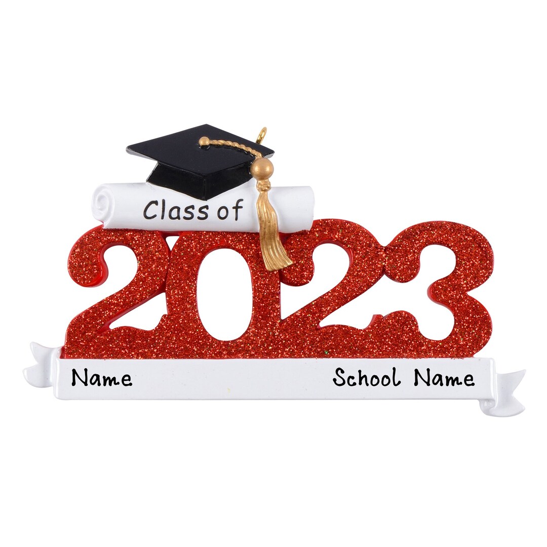 Graduation Ornament 2023 Custom High School Graduation Ornament College ...