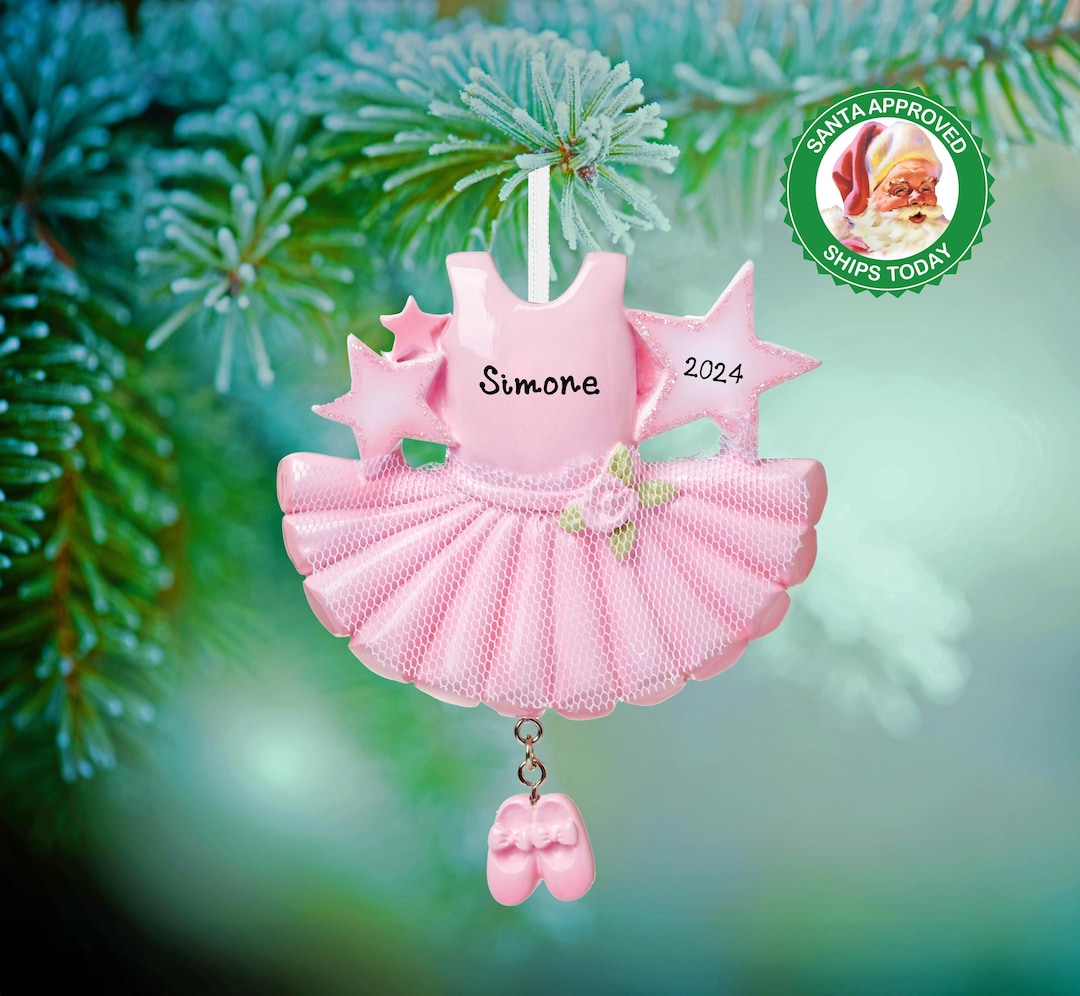Personalized Ballerina Ornament – Ballet Christmas Ornament – Dance ...