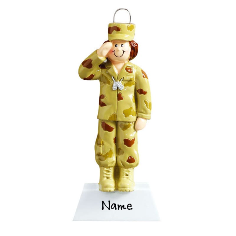 Green Army Ornament - Etsy