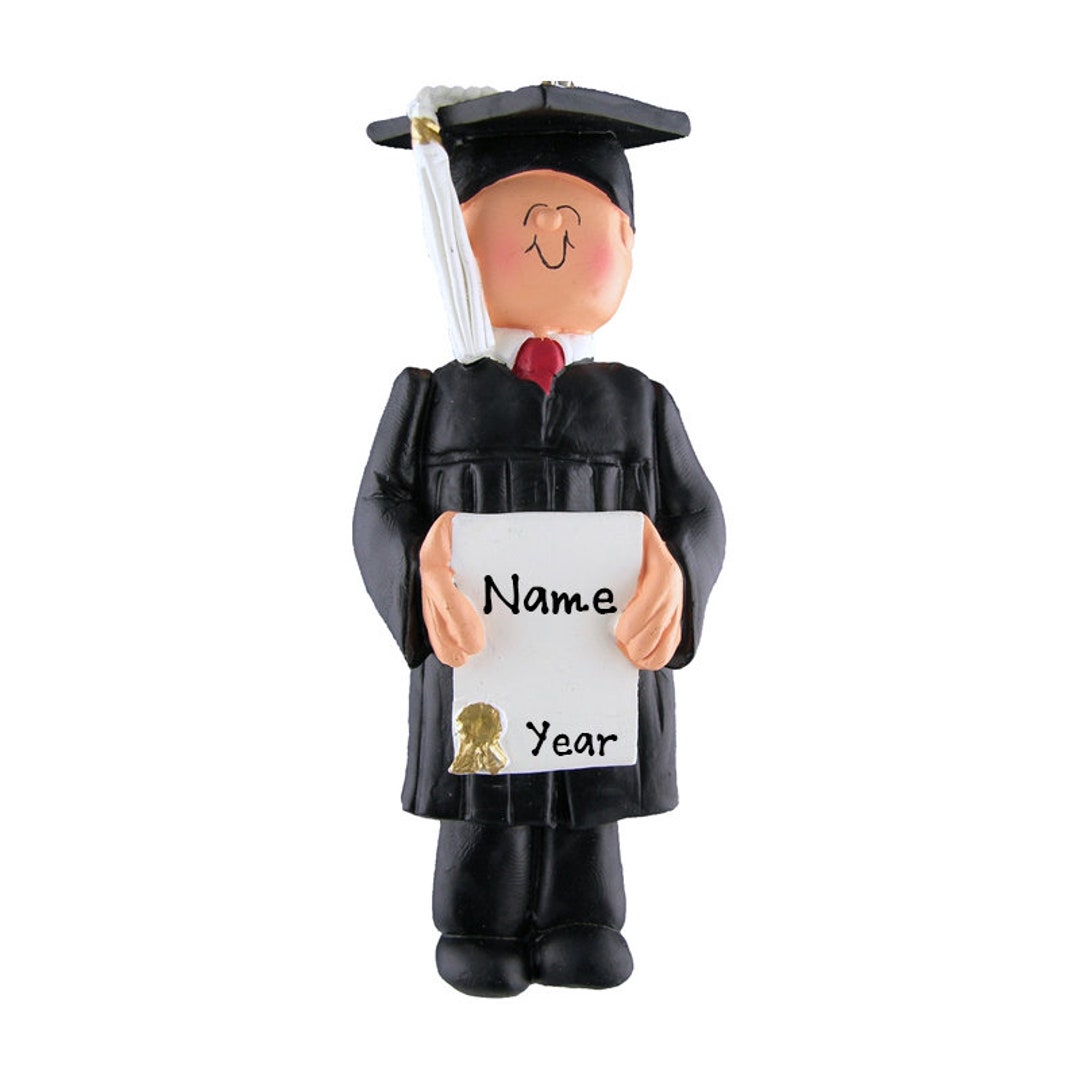 Graduate Personalized Ornament - Graduate Boy Ornament - College Grad ...
