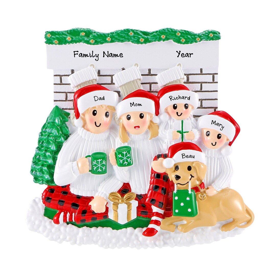 Personalized Family of 4 Christmas Ornament 2026 – Custom Family ...