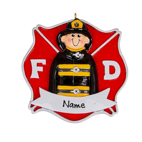 Firefighter Ornament - Etsy
