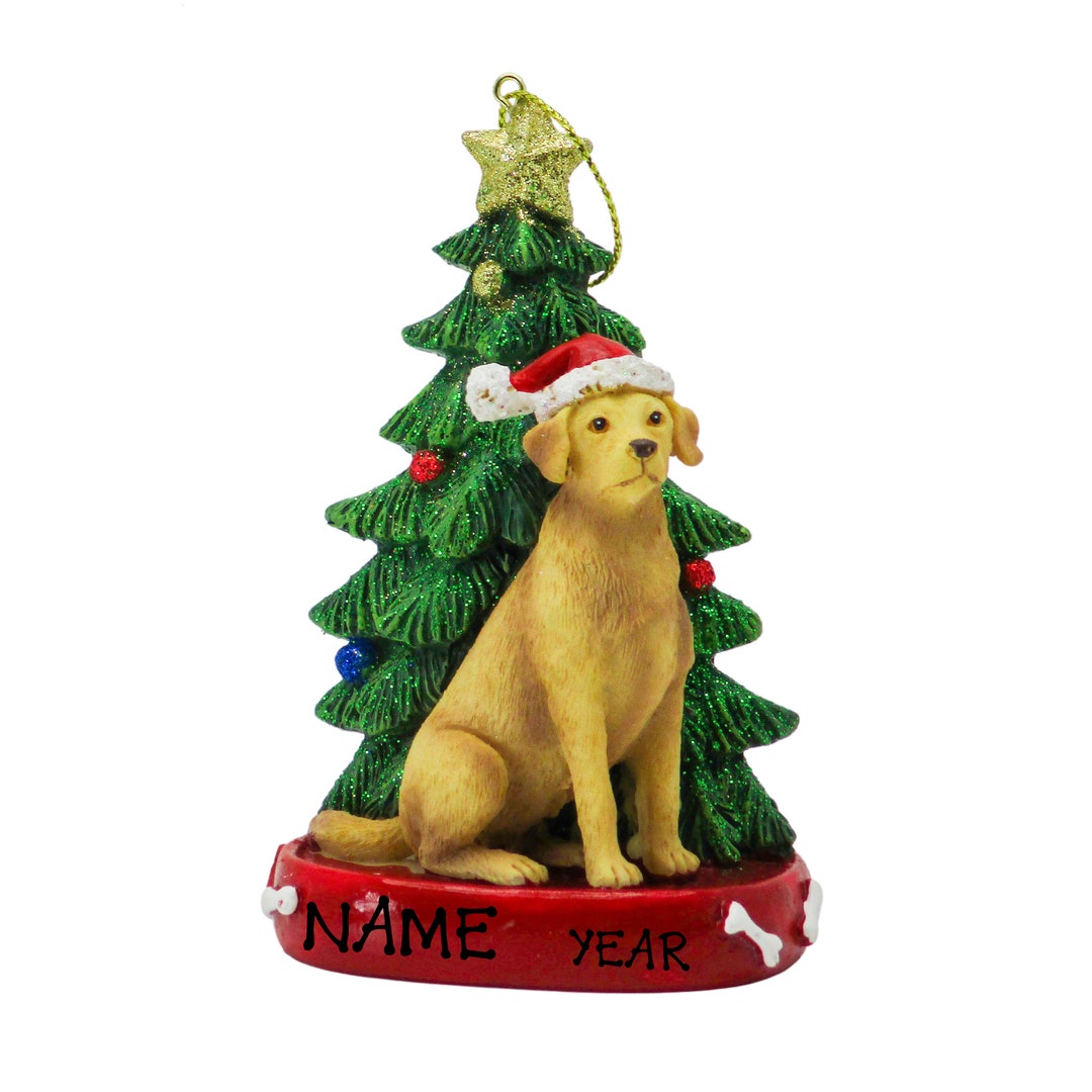 Labrador Personalized Christmas Ornament - Dog Memorial Ornament ...