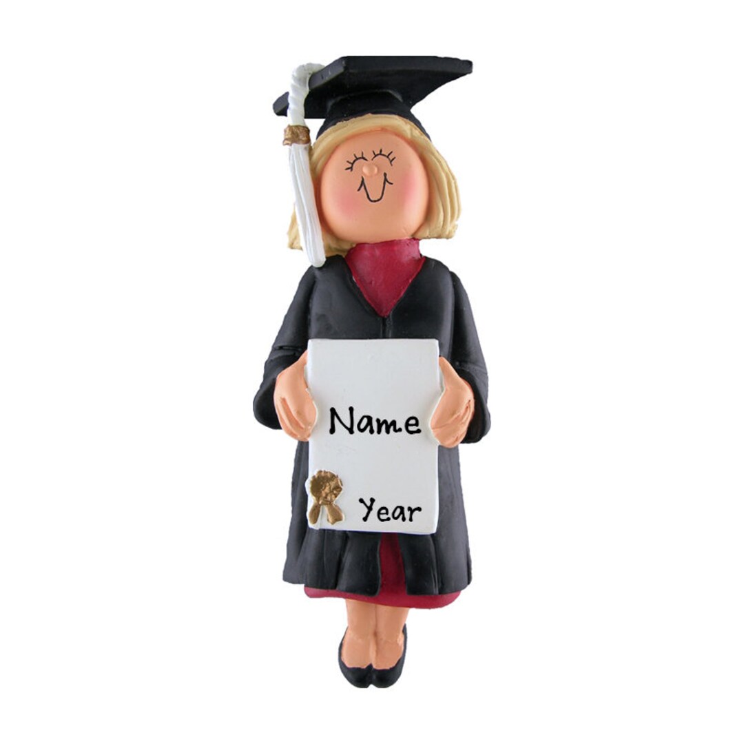 Graduate Personalized Ornament - Graduate Girl Ornament - College Grad ...