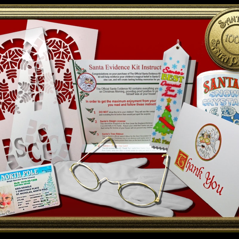 Christmas Santa Gloves - Etsy