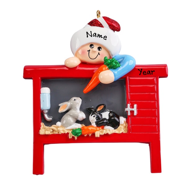 Rabbit Ornament - Etsy